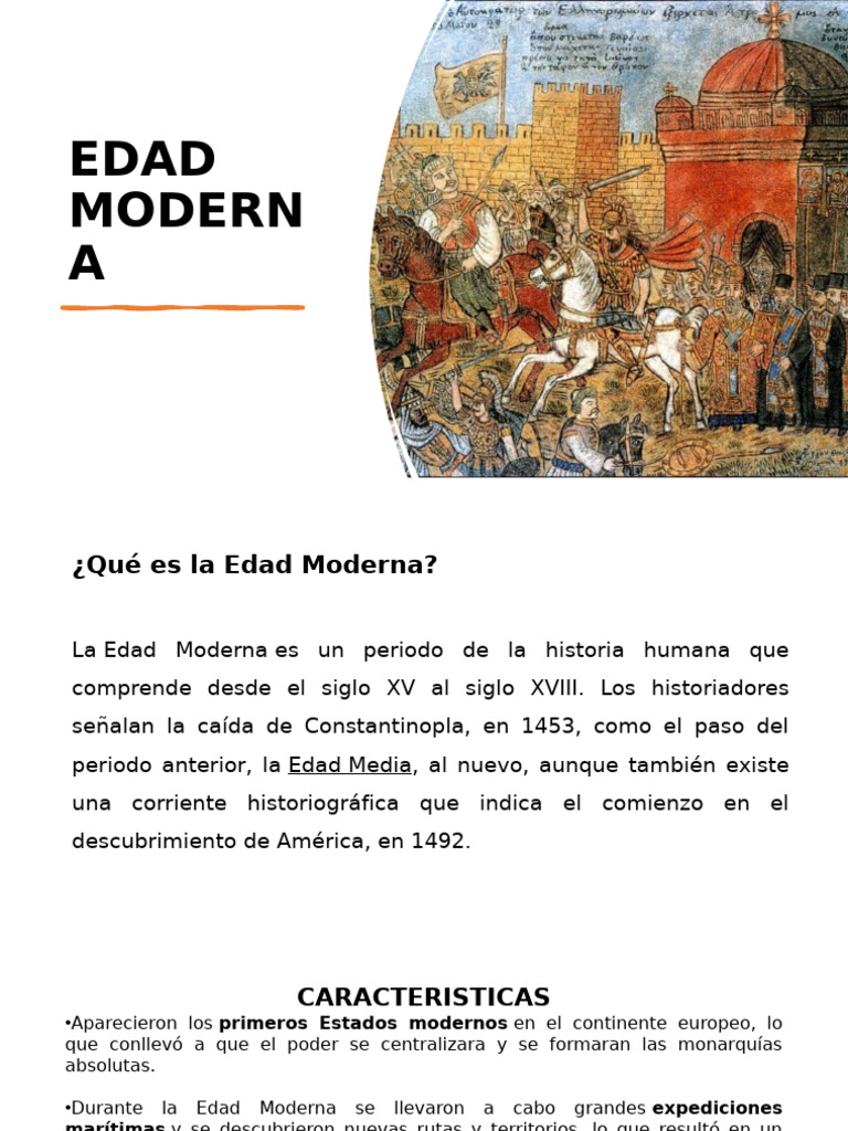 Historia de la Edad Moderna y Contemporánea | PDF | Período moderno ...