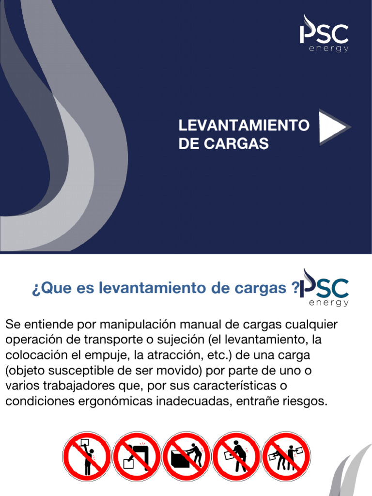 Levantamiento de Cargas | PDF