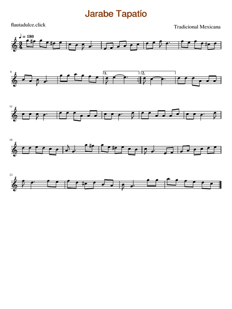 Jarabe Tapatío Pdf