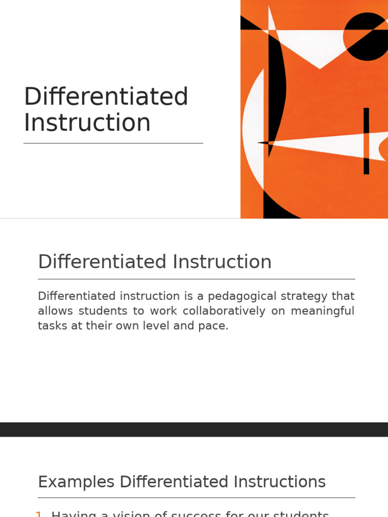 Differentiated Instruction | PDF | Differentiated Instruction | Learning