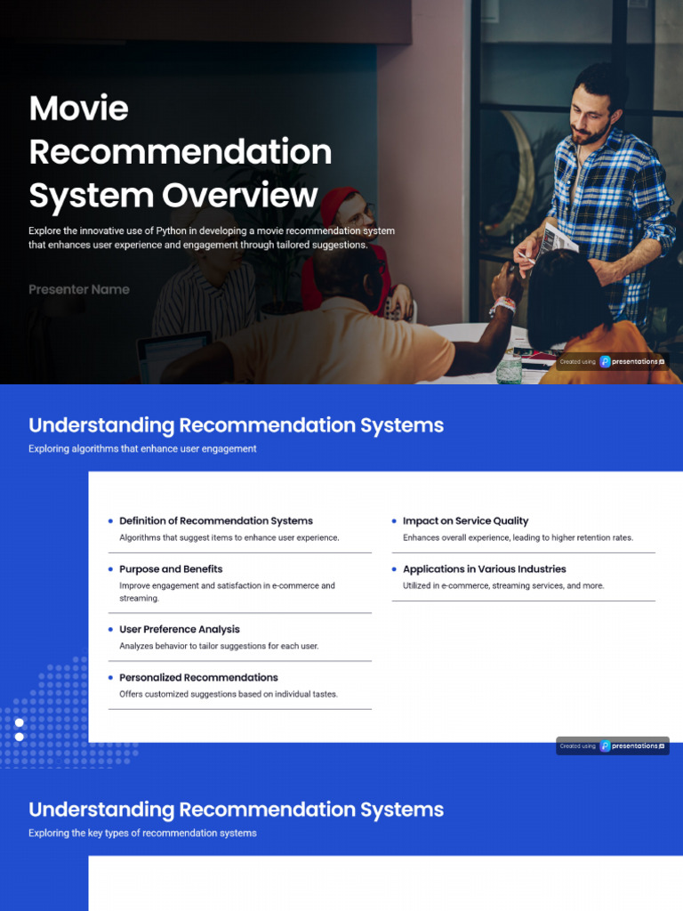 Building A Movie Recommendation System Using Python | PDF