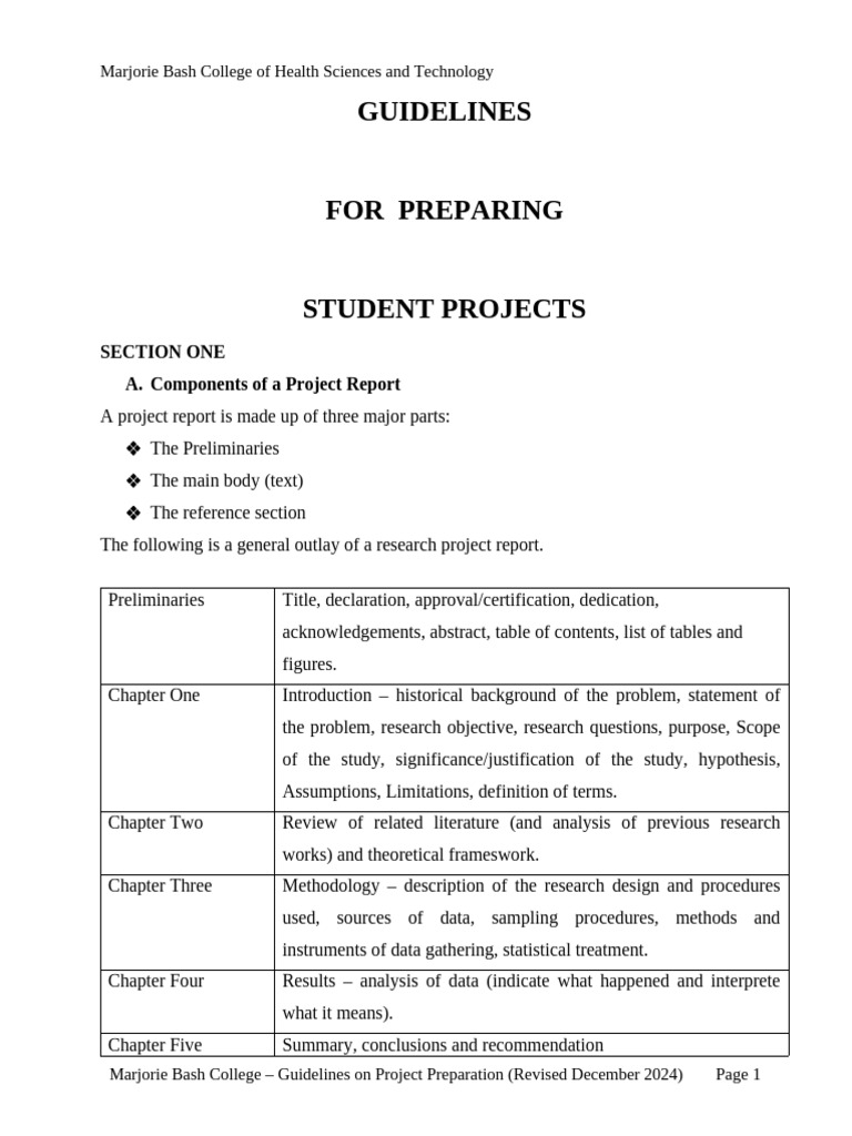 College Research Project Format 2024 | PDF | Sampling (Statistics) | Theory