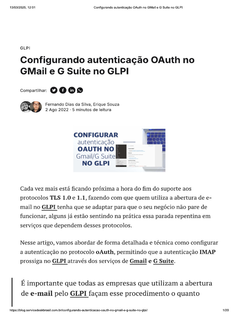 ConfigurandoAPI OAuth GLPI | PDF