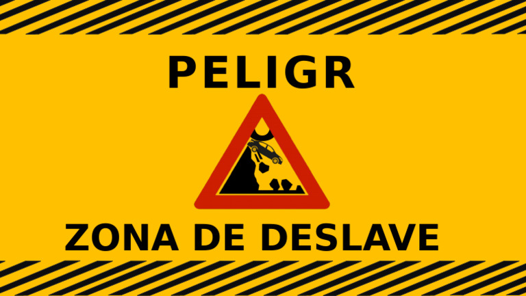 PELIGRO ZONA DE DESLAVE | PDF