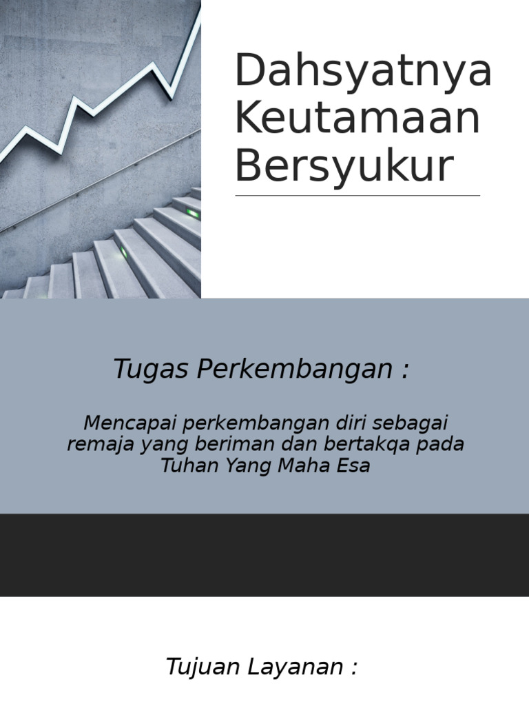 Dahsyatnya Keutamaan Bersyukur | PDF
