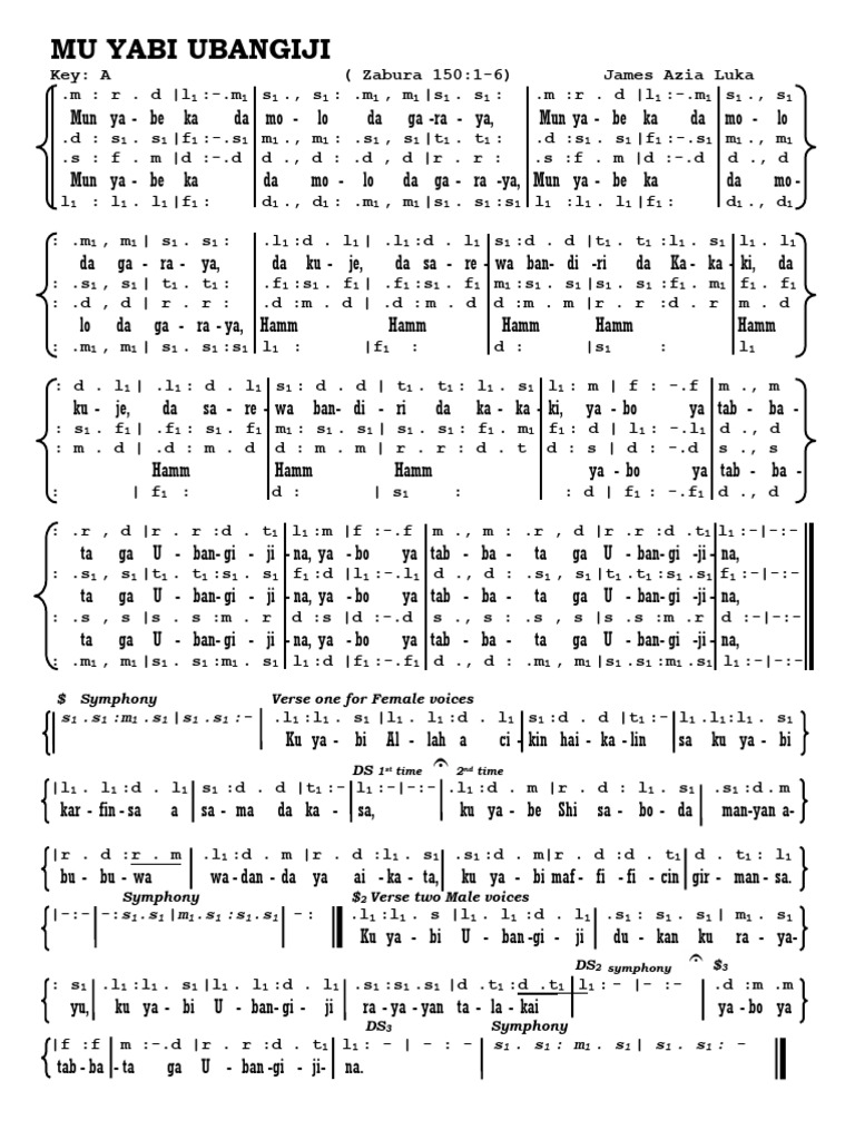 Mu Yabi Ubangiji | PDF