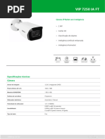 Datasheet - VIP 5460 LPR IA - Site | PDF | Câmera | Protocolo de transferência de arquivos