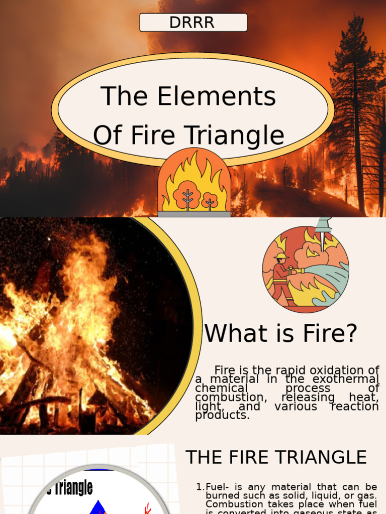 Elements of Fire Triangle (1) | PDF | Fires | Combustion