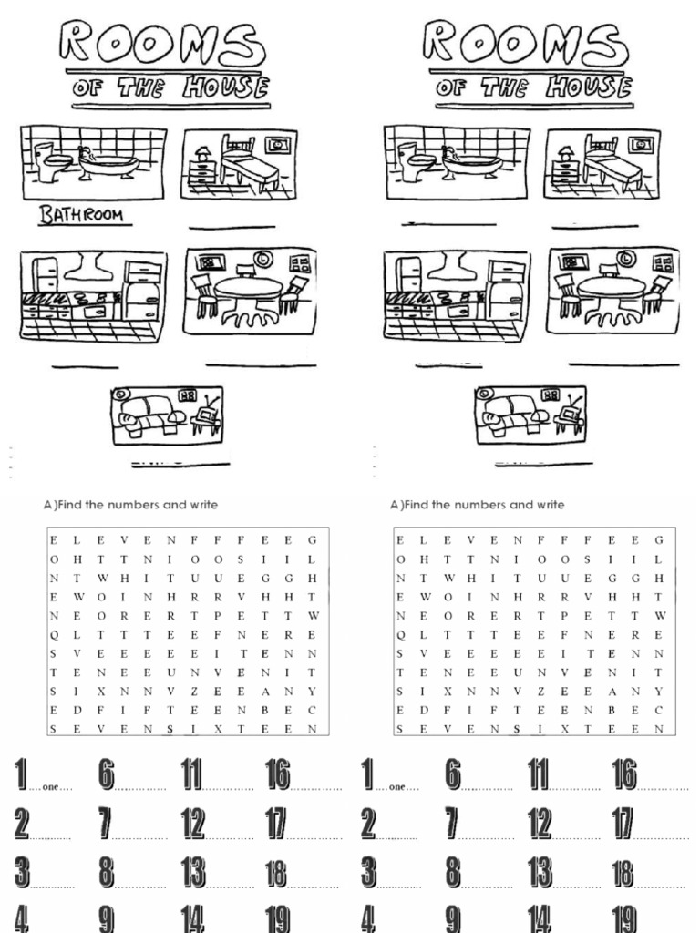 Rooms - Numbers | PDF