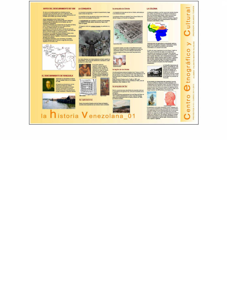 Ficha Historia Venezuela 1 | PDF