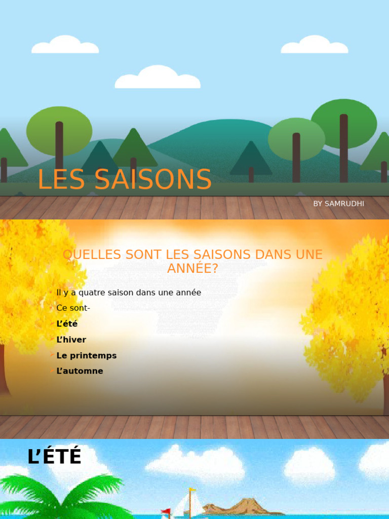 Les Saisons | PDF