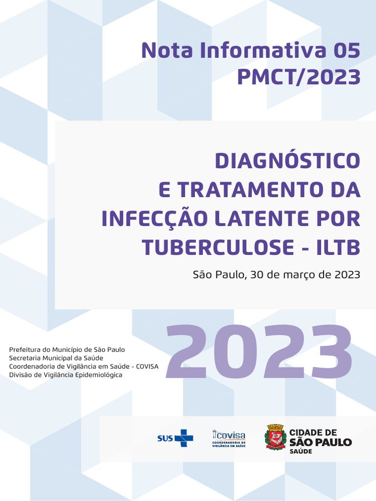 Diagnóstico e Tratamento da ILTB | PDF | Tuberculose | Mycobacterium ...