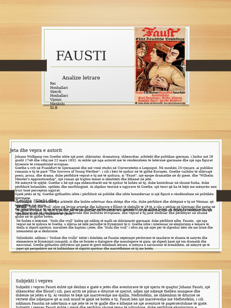 Analize Fausti | PDF