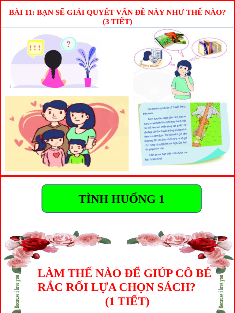 Powerpoint ngữ văn 6 CTST bài 11 tình huống | PDF