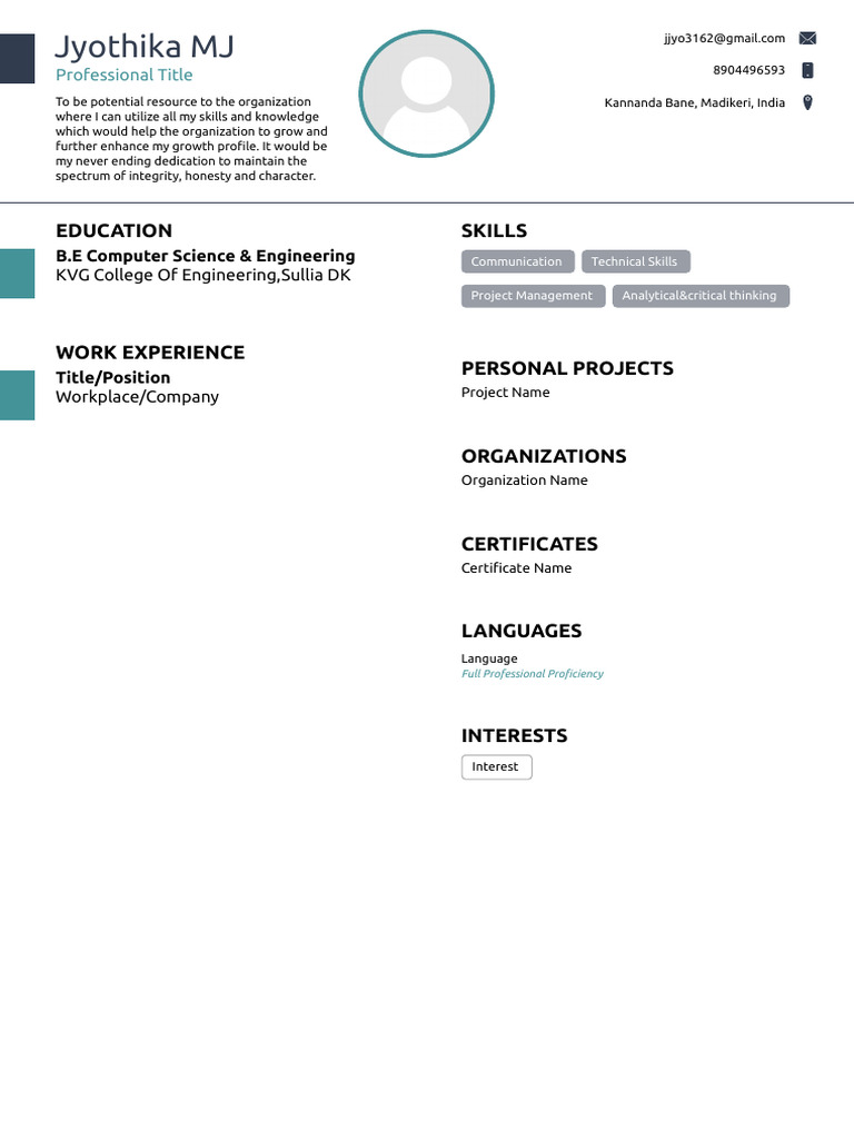 My Resume | PDF