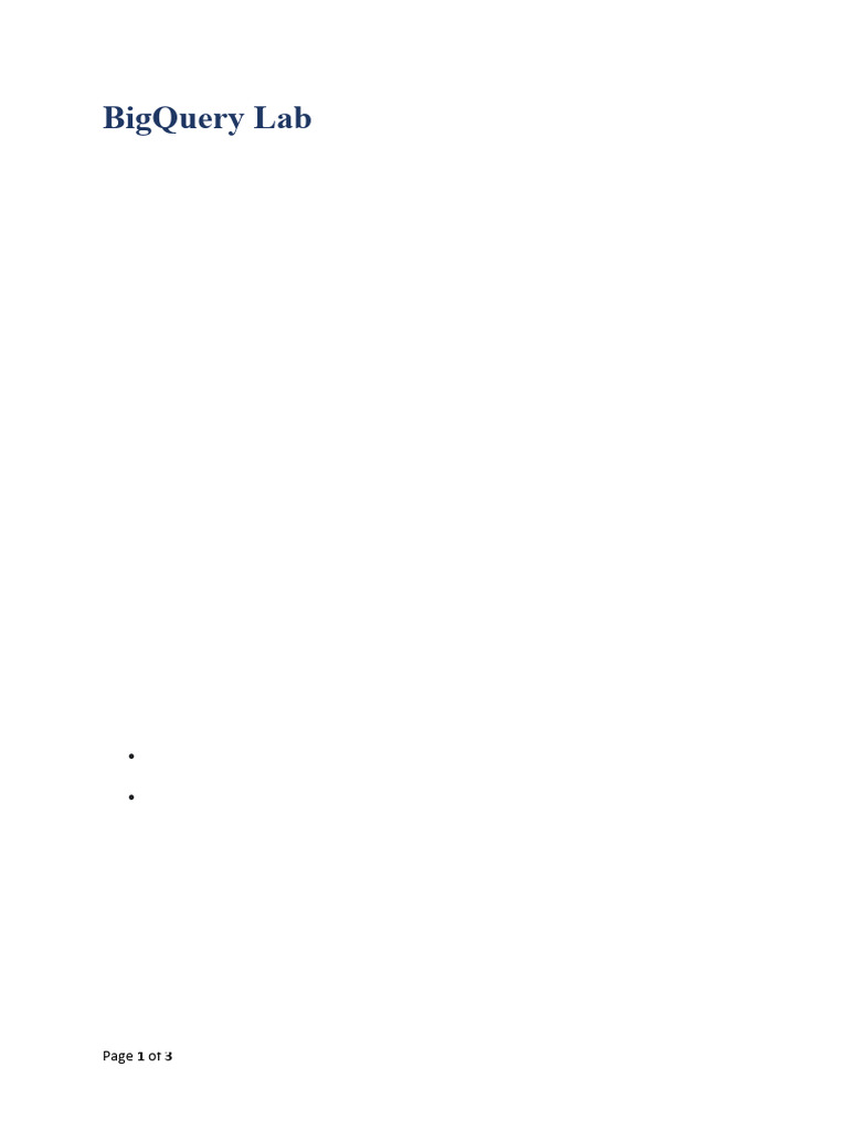 7 BigData BigQuery Intelli | PDF | Cloud Computing | Table (Database)