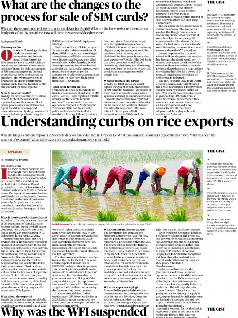 TH Explainer Compilation August 2023 | PDF