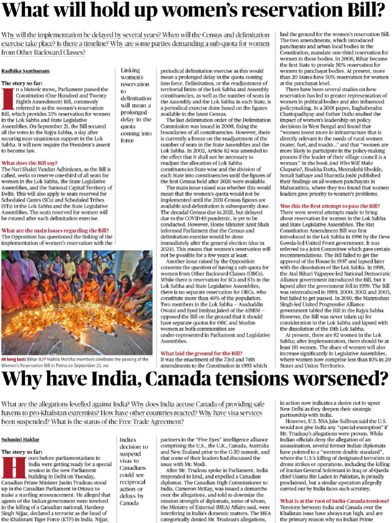 TH Explainer Compilation September 2023 | PDF