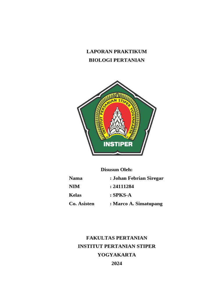 Johan Febrian Siregar - 24111284 - Acara 5 Organologi Daun-1 | PDF