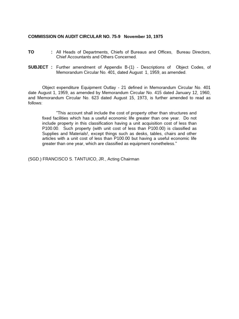 COA-CIRCULAR-NO.-75-9 | PDF