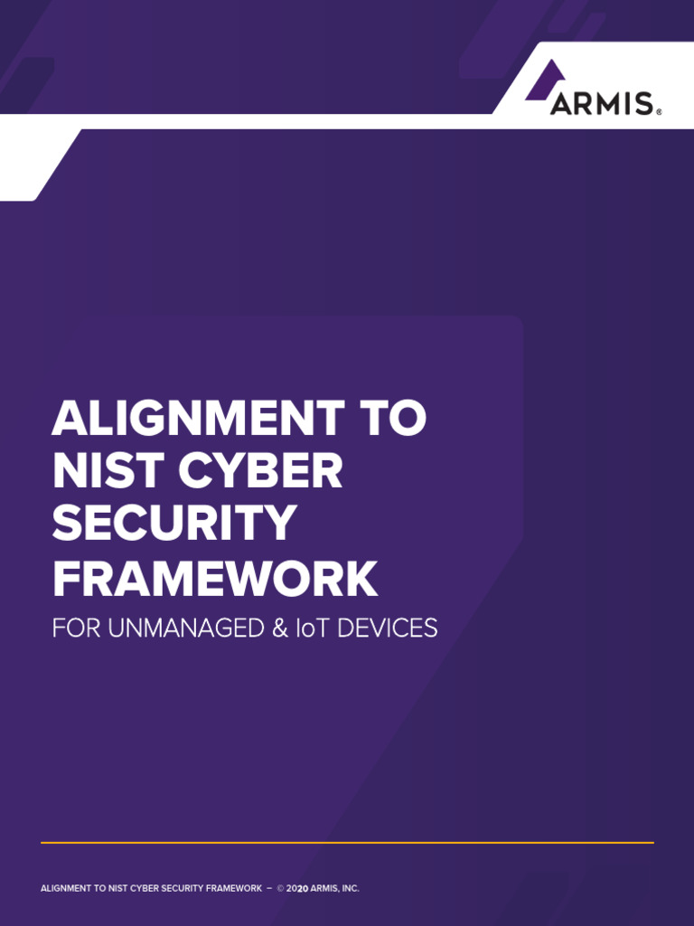 Armis Alignment To NIST CSF en SB | PDF | Computer Security | Security