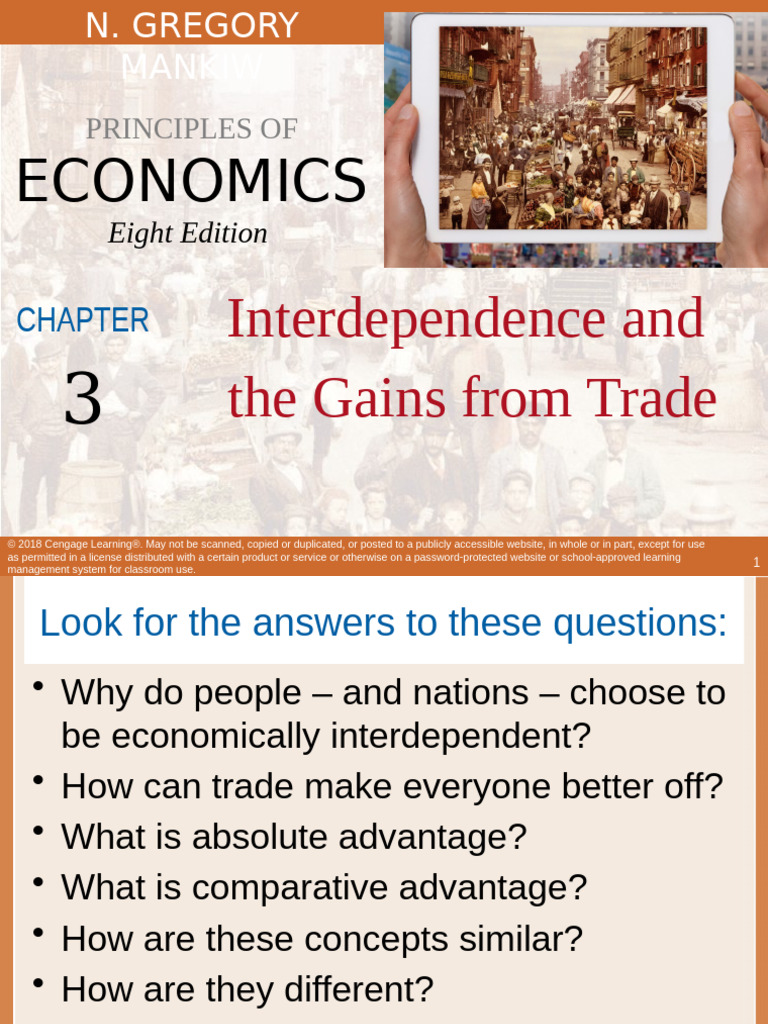 Macro Ch03 Presentation7e | PDF | Comparative Advantage | License