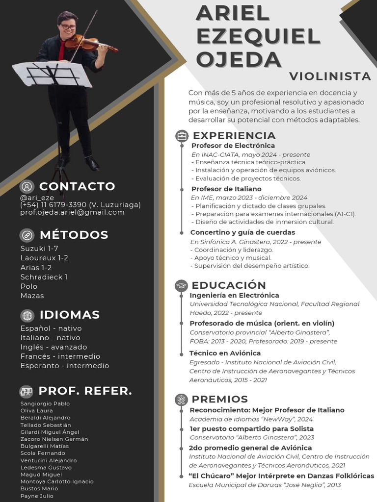 CV OJEDA ARIEL (Y Certif.) - Compressed | PDF
