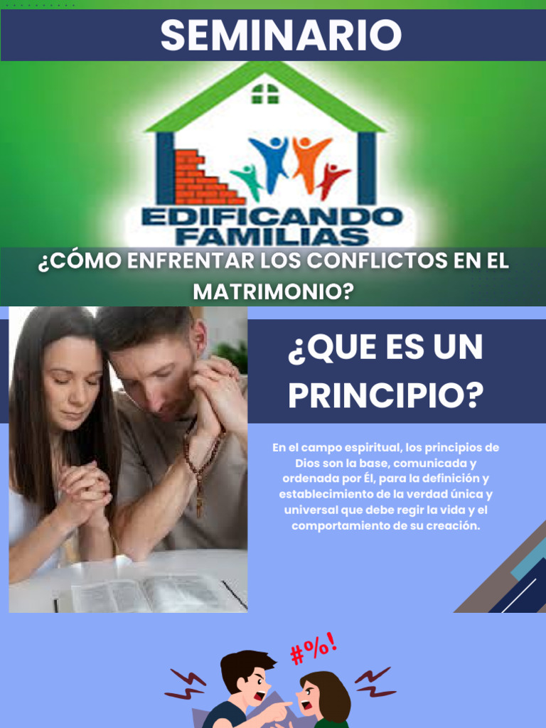 Edificando Familias. Cómo Enfrentar Los Conflictos | PDF