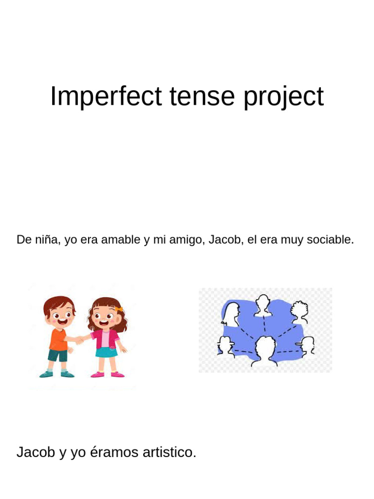 Spanish Imperfect Tense Project | PDF