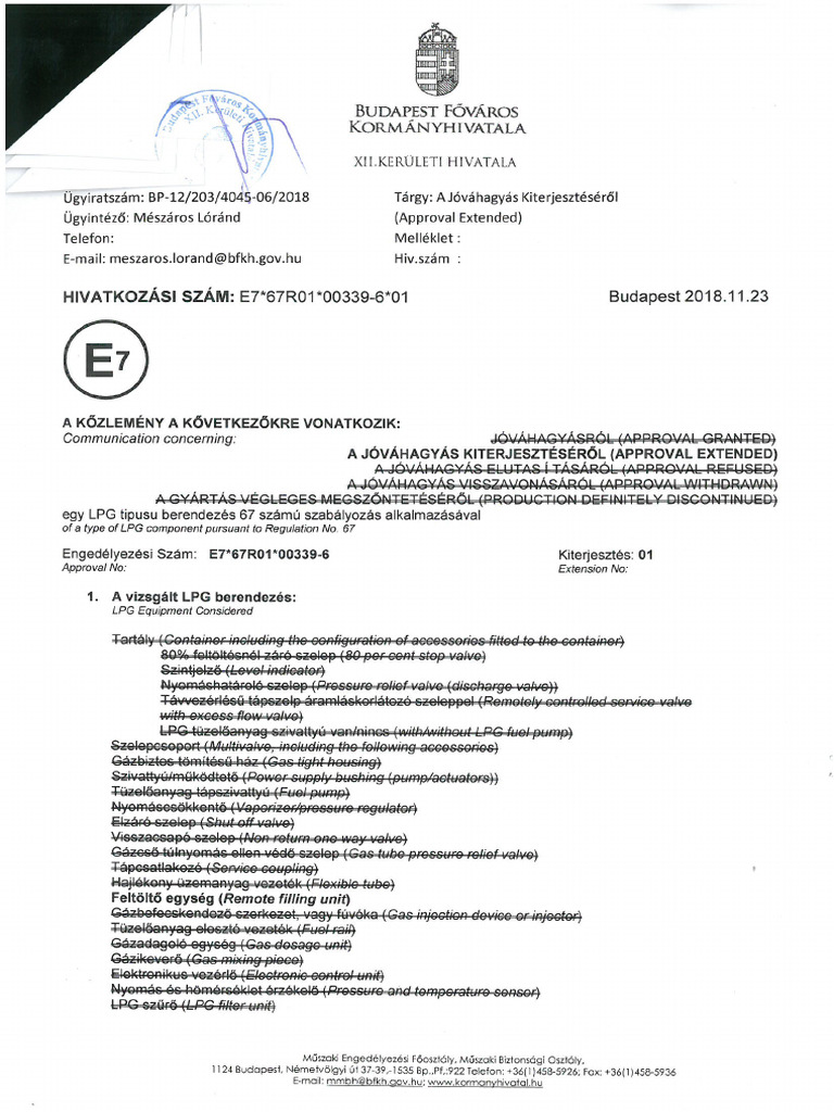 E7 - 67R-0100339-6 - Filling Valve | PDF