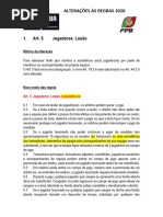 Regras de Boccia 2021/2025 | PDF | Juiz (esportes)