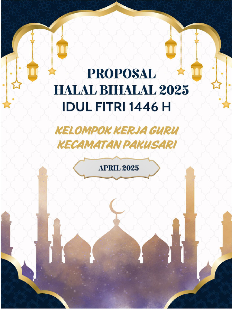 Proposal Halal Bihalal 2025 Pakusari | PDF