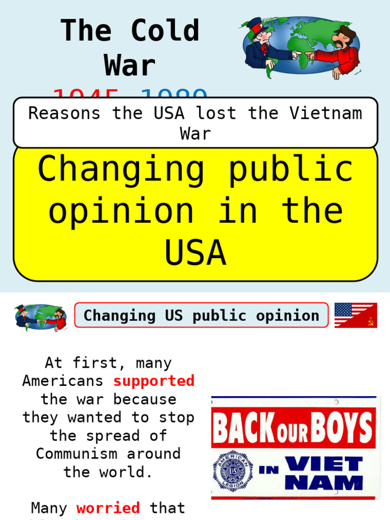 Changing US Public Opinion on Vietnam | PDF | Anti War Movement ...