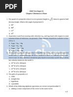 11 Physics Imp ch4 Numerical | PDF | Acceleration | Speed