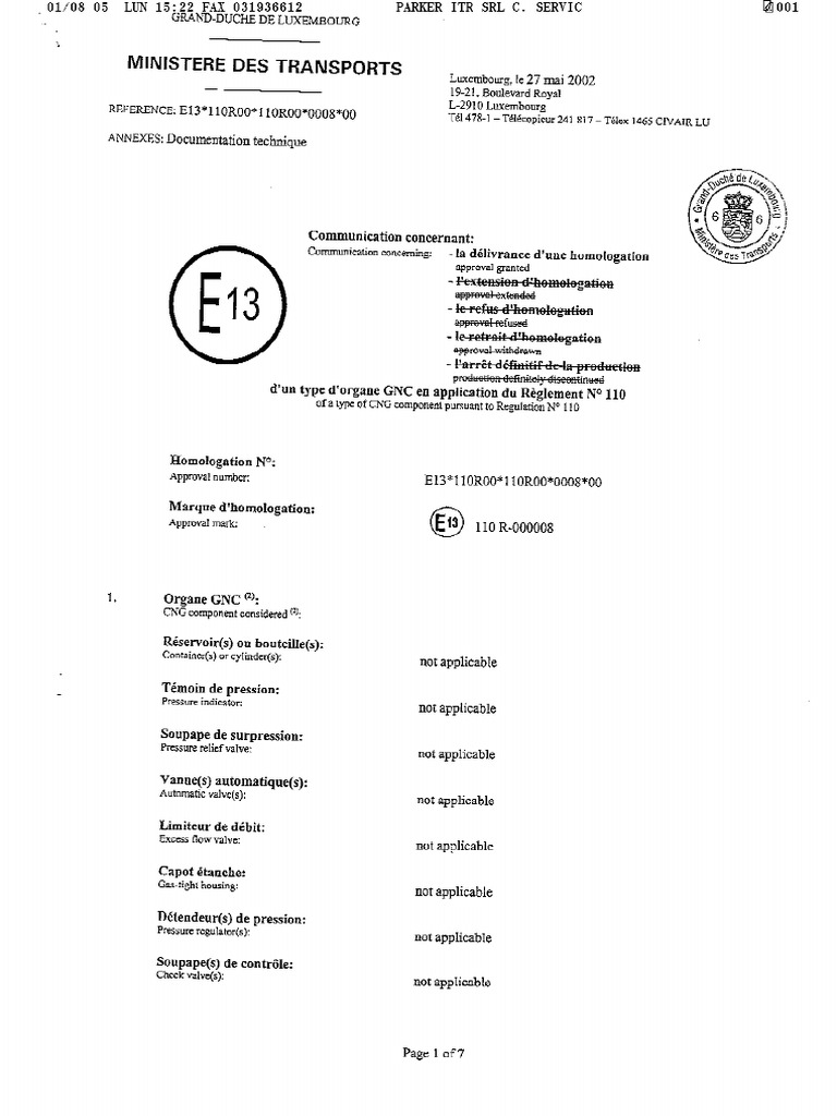 Flex-Hose Autogas E13 110R000008-00 | PDF
