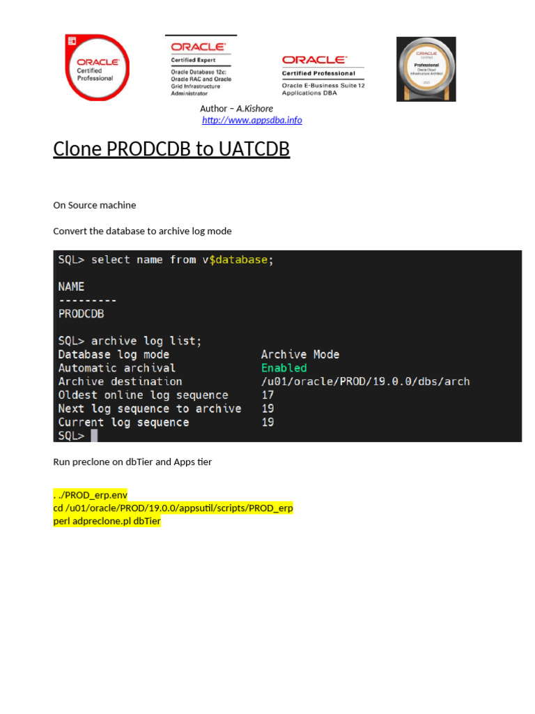 1_Oracle_EBS_19c_Clone | PDF | Backup | Oracle Corporation