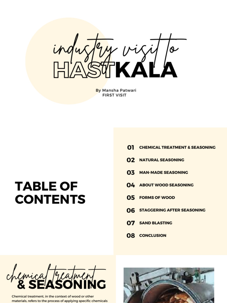 Hastkala Visit Presentation | PDF | Wood | Lumber