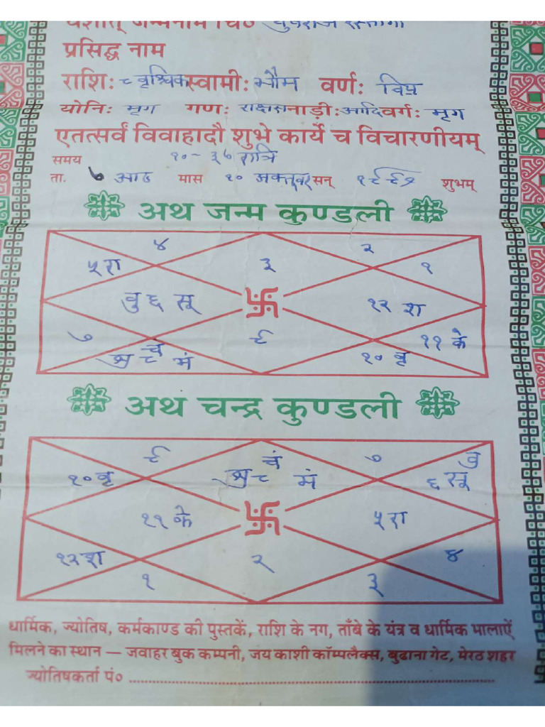 Shubham Janampatri | PDF