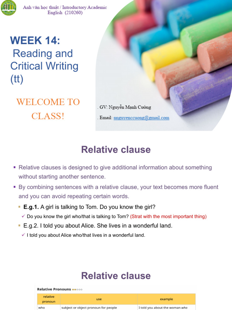 Mastering Relative Clauses in English | PDF