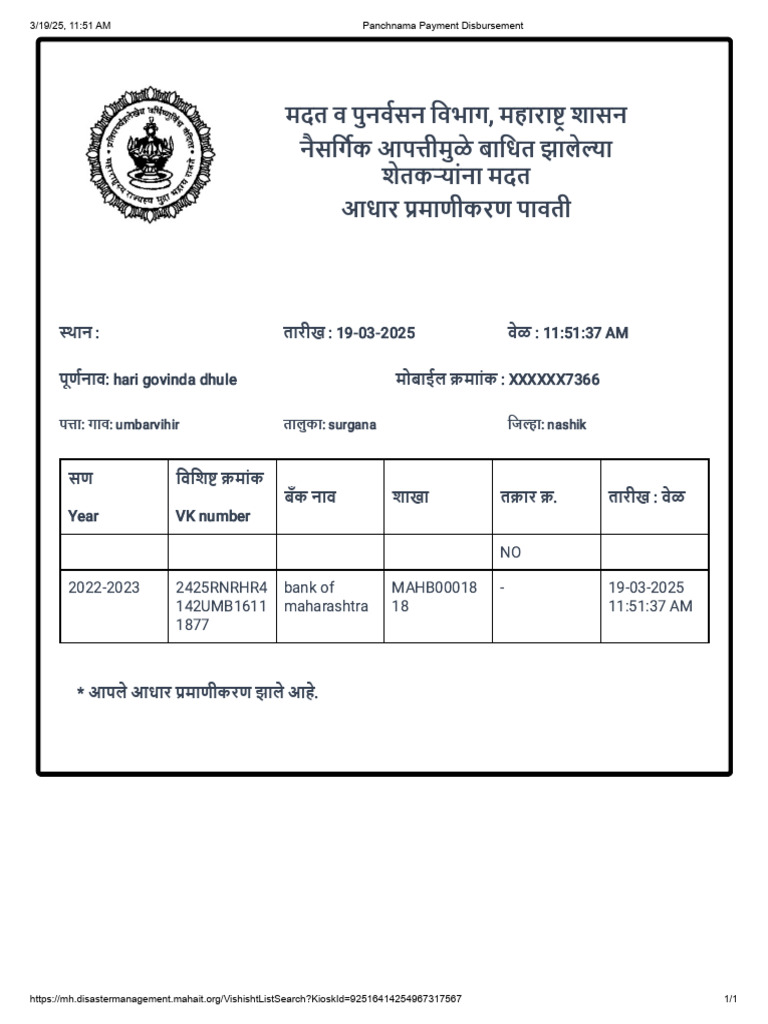 Hari Govinda Dhule | PDF