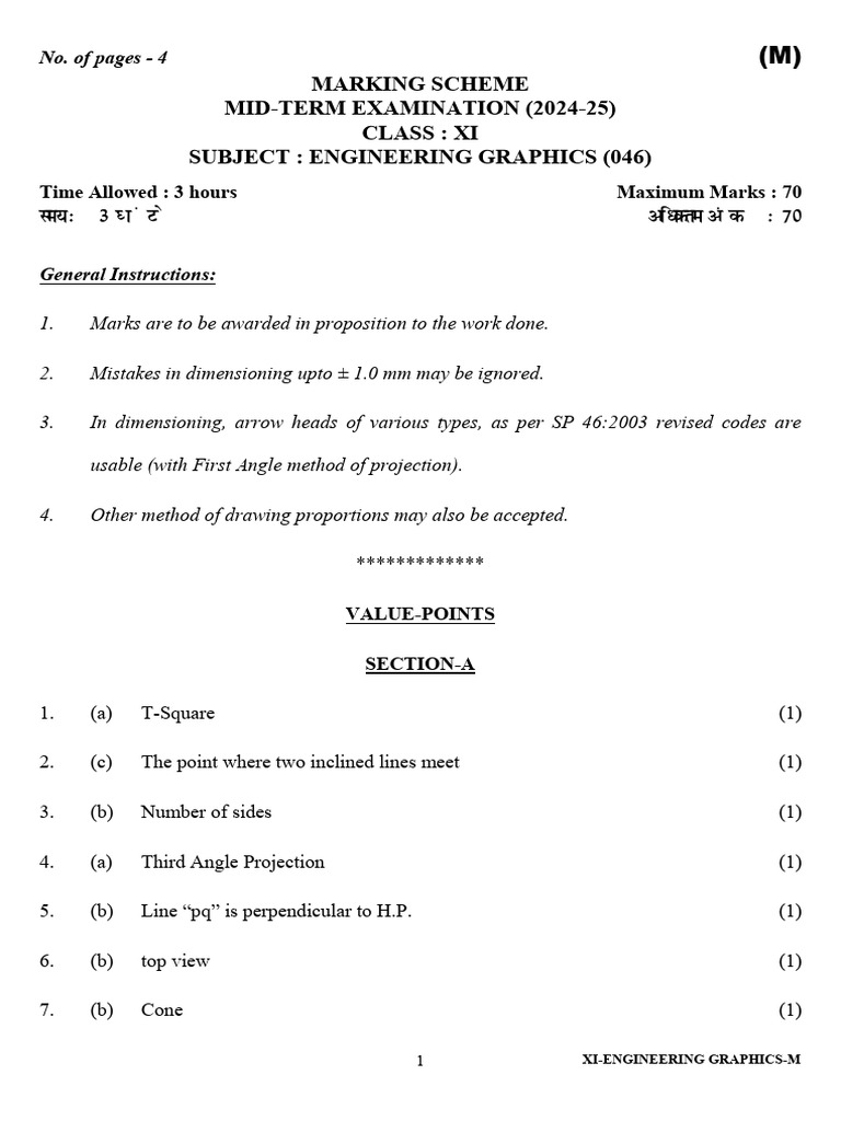 xi_engineerng graphics.doc-M | PDF | Circle | Triangle