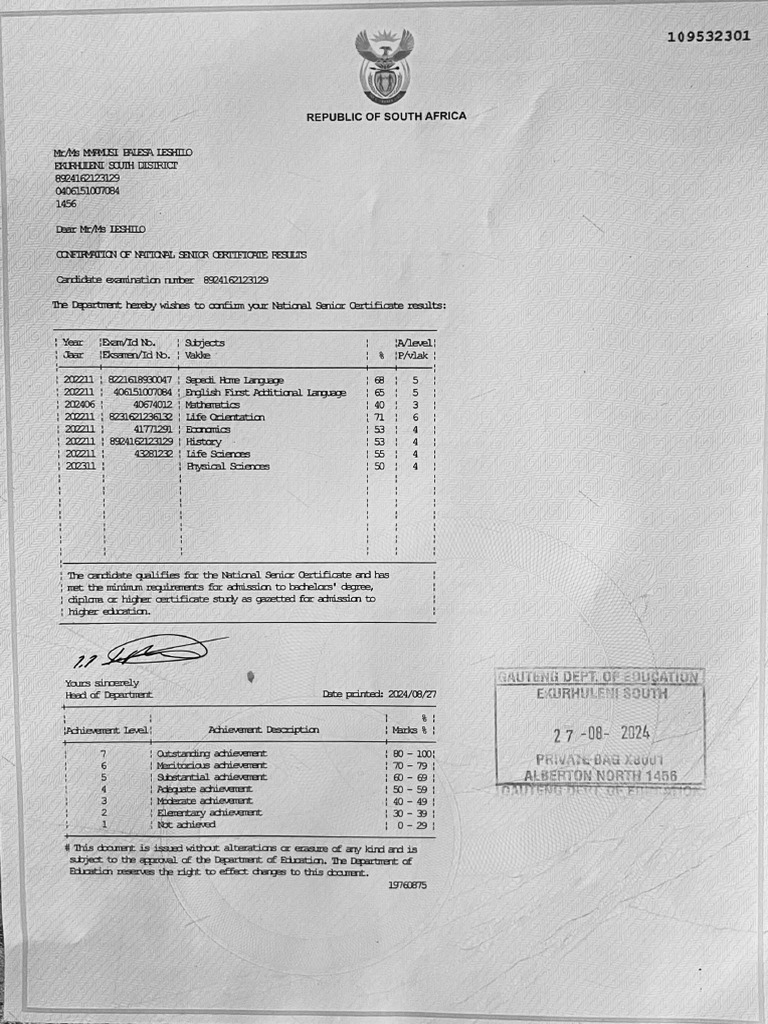 Leshilo's Statement | PDF