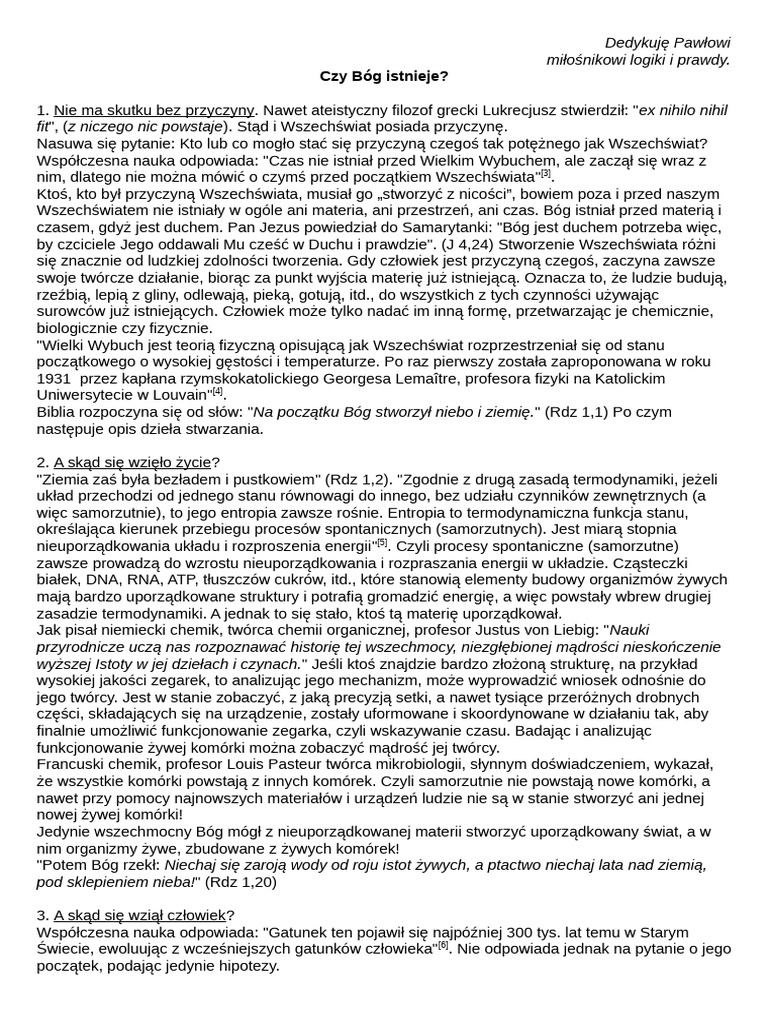 Czy Bog Istnieje | PDF
