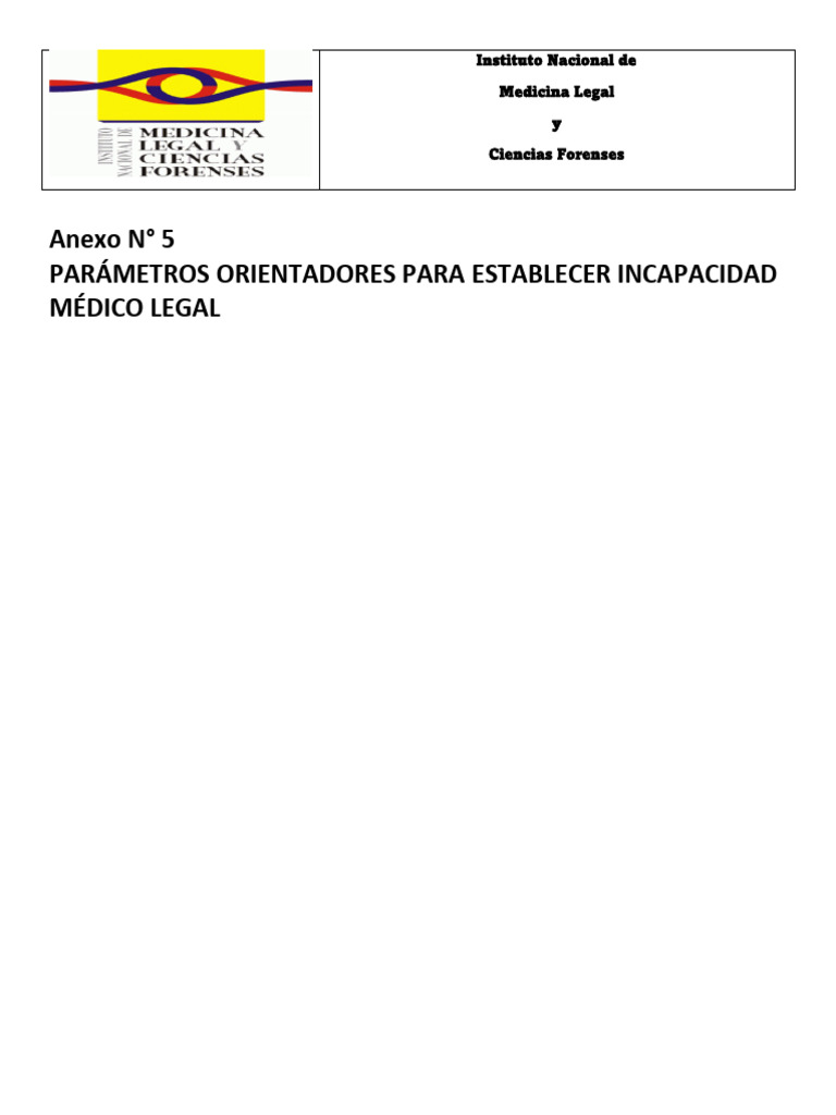 Clase 6 - Incapacidad Medico Legal | PDF | Lesión
