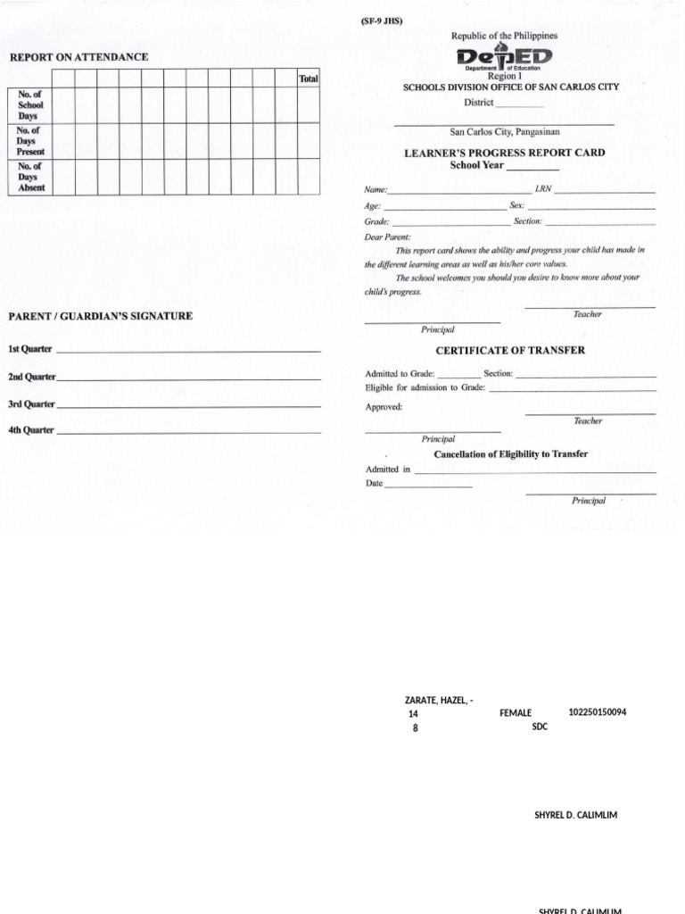 Card Template | PDF