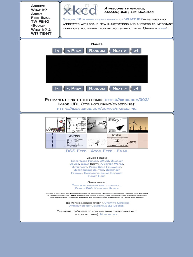 XKCD Names | PDF