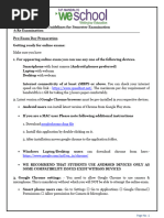 Online Exam Guidelines for Students | PDF | Test (Assessment) | Password