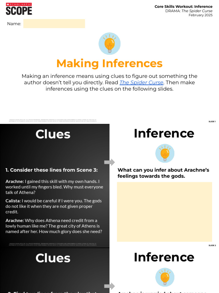 Damien McCarty - The Spider Curse - Inferencing | PDF | Athena