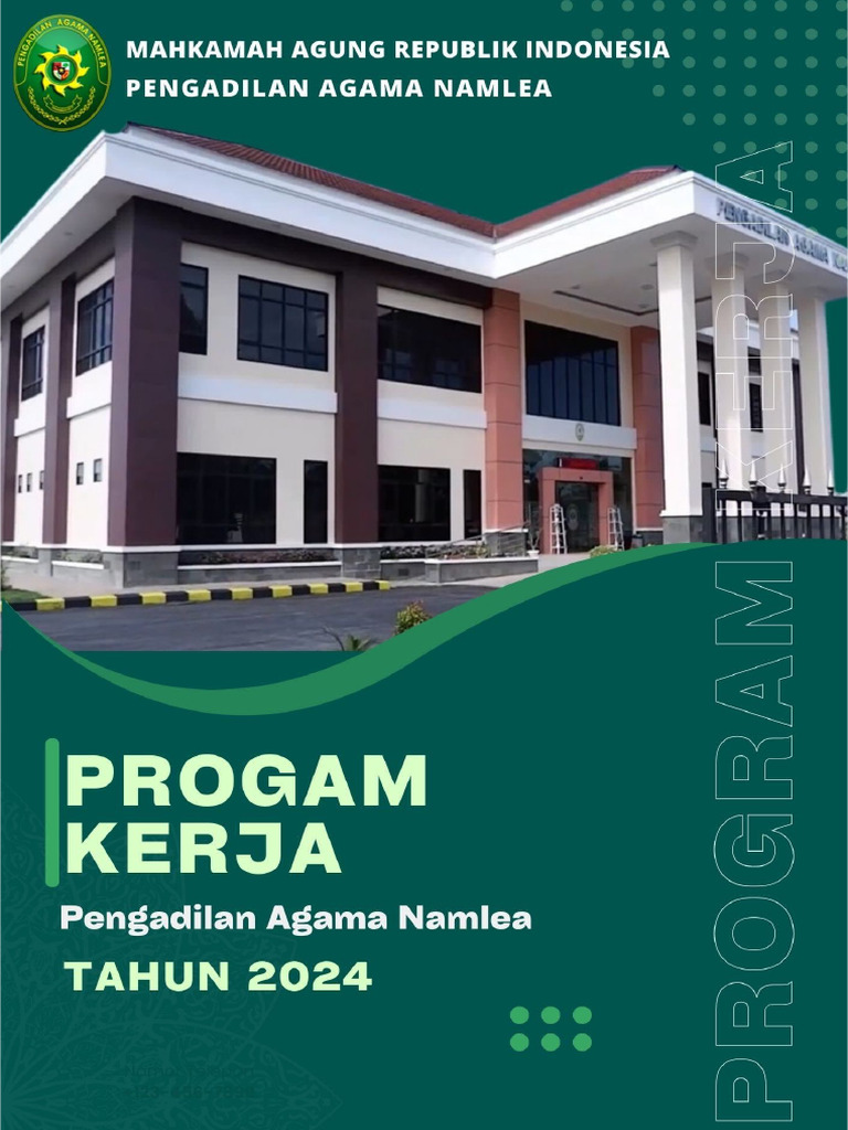 Program Kerja PA Namlea 2024 | PDF