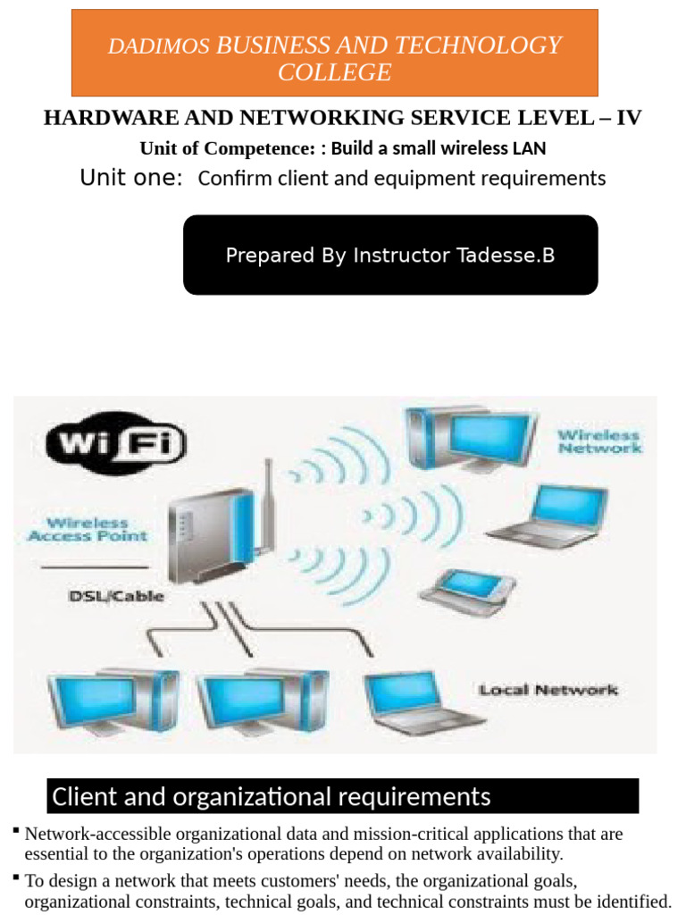 Chap 1 Build A Small Wireless LAN | PDF | Wireless Access Point | Computer Network